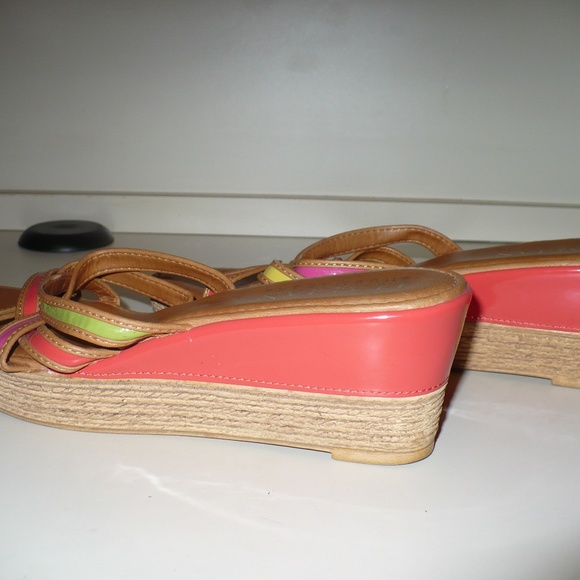 Italian Shoemakers MADE IN ITALY | Shoes | Ladies Wedge Open Toe And ...